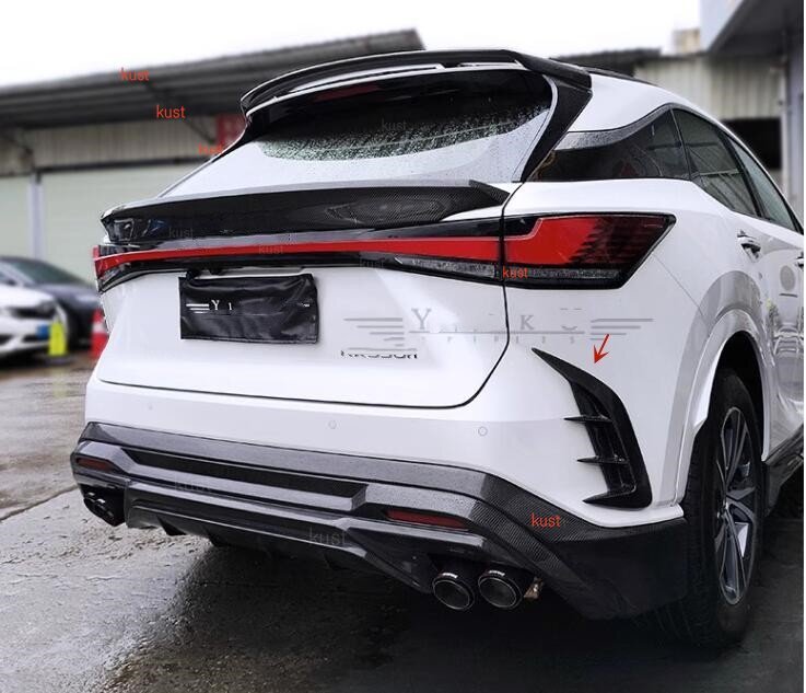 For 2023-2024 Lexus RX 350 350H Real carbon fiber Rear Bumper Side ...