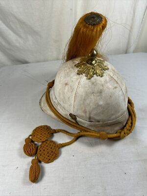 INDIAN WARS US CAVALRY SUMMER HELMET Gold Plume & Gold Tassels ...
