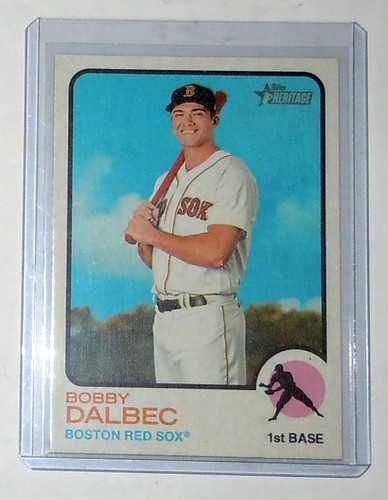 Bobby Dalbec 2022 Topps Heritage Flip Stock Variation SSP Only 5 Made ...