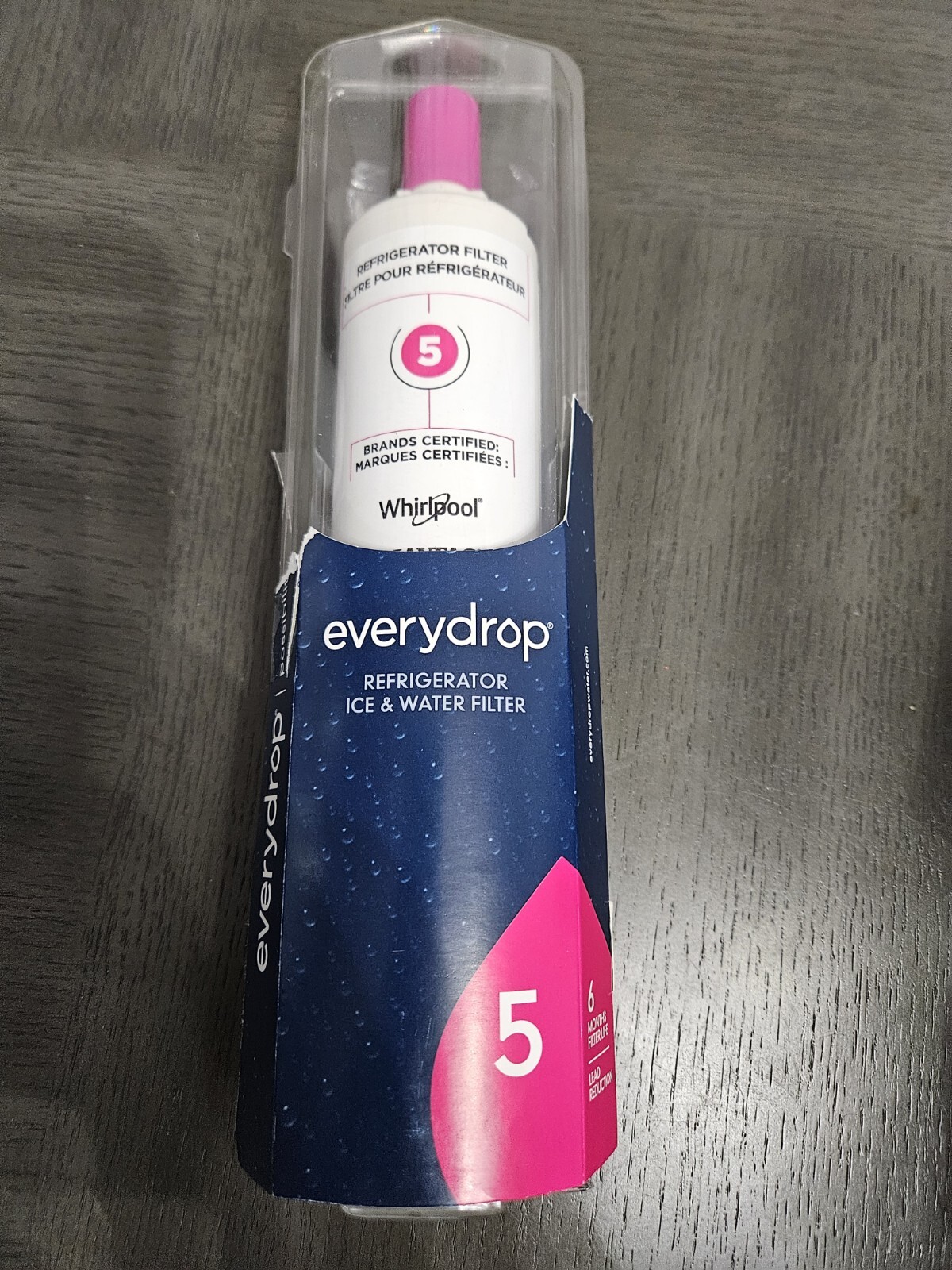 Whirlpool Everydrop Ice and Water Refrigerator Filter 5 EDR5RXD1 New | eBay