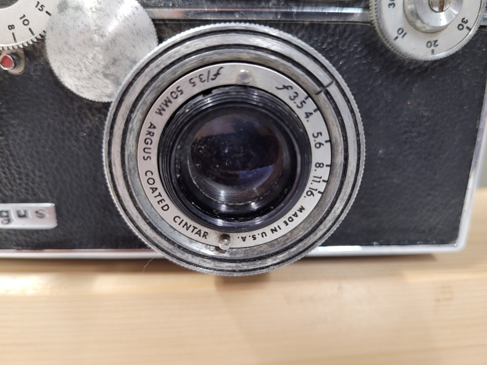 ARGUS C3 Rangefinder Camera The Brick with F3.5 50mm Case Coated Cintar ...