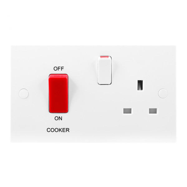 BG Electrical 971 - 45A Cooker Control Unit With 13A Switched Plug ...