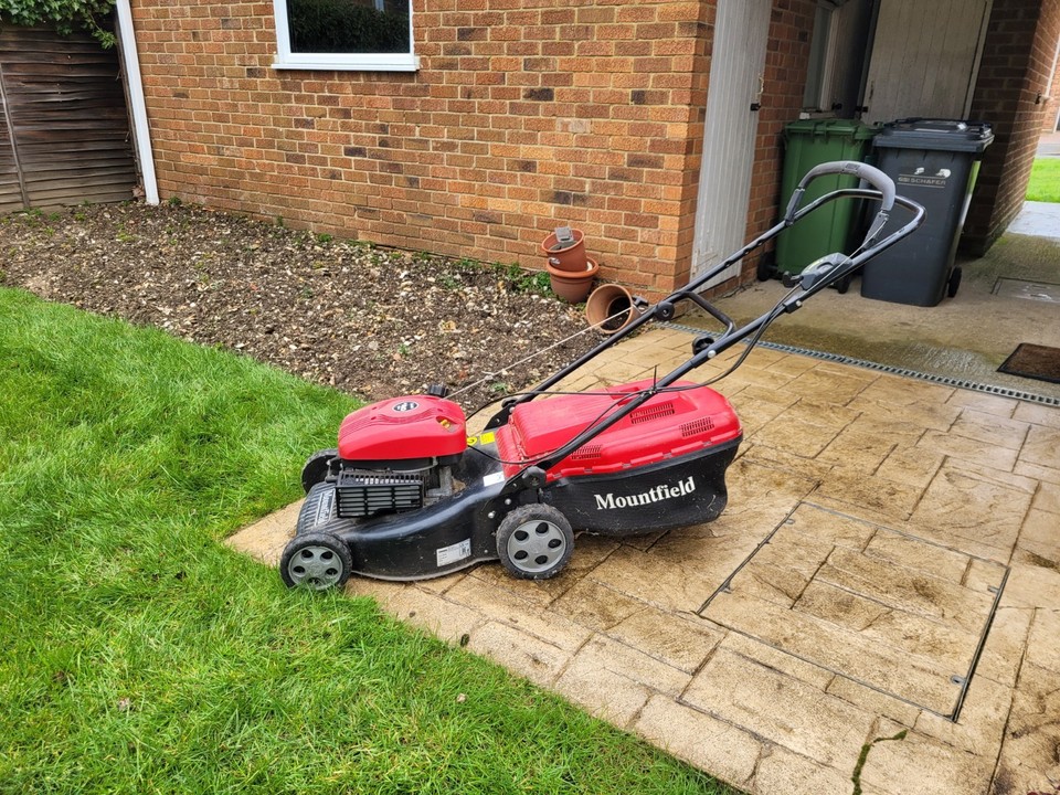 Mountfield Petrol Lawnmower Push RV40 150cc Repair/Parts inc. Grass ...