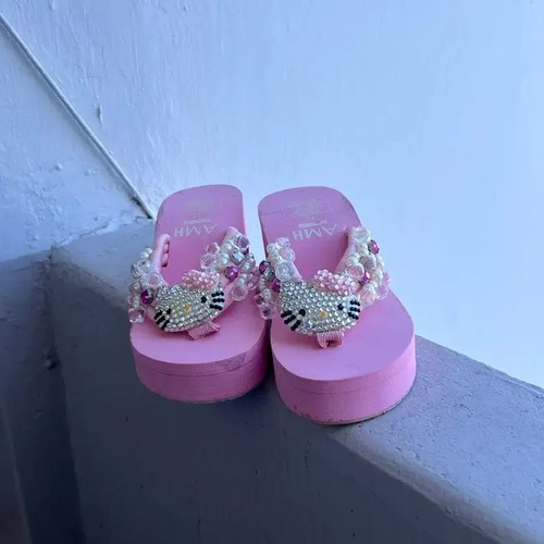 Hello Kitty Pink Platform Slides 250mm | eBay
