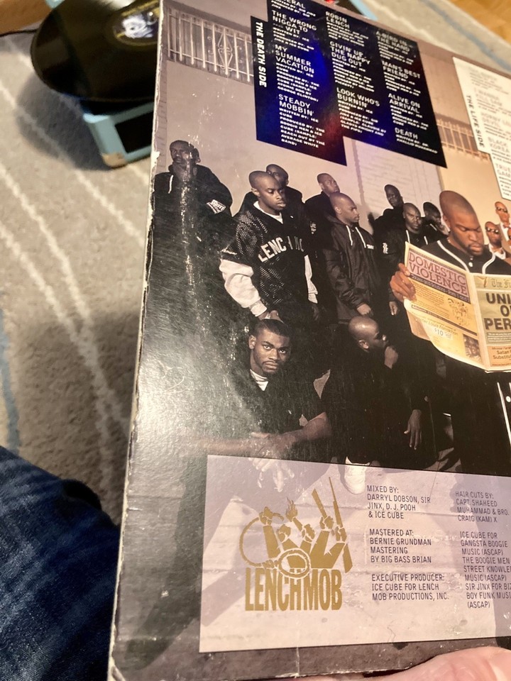 Ice Cube Death Certificate Vinyl LP Record Priority 1991 First Pressing ...