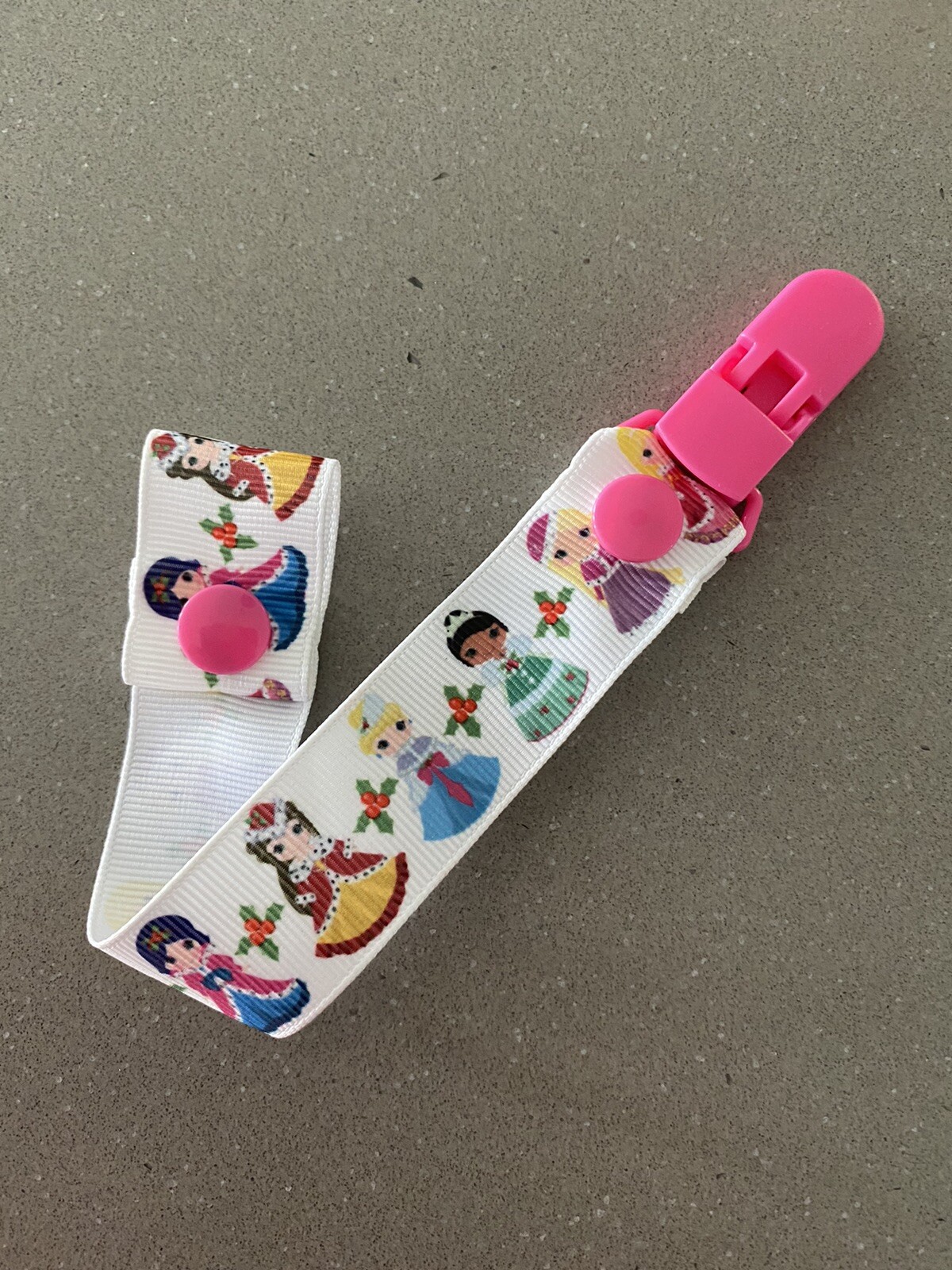 Baby Dummy Clips Pacifier Chain Soother Holder Dummie Christmas ...