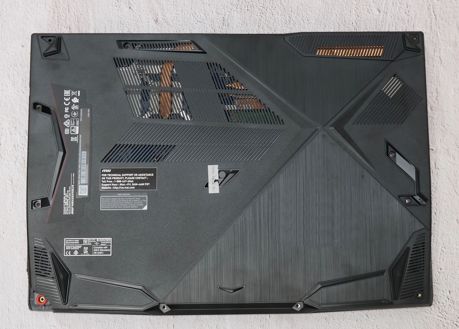 MSI GF63 Thin MS-16RS 15.6" Gaming Laptop Core i5-10500H 8GB BROKEN | eBay