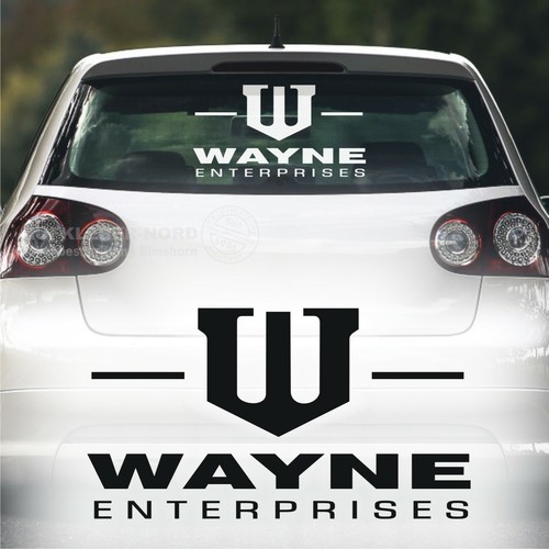Wayne Enterprises 60cm Autoaufkleber Heckscheibe Seiten Tuning Logo JDM ...