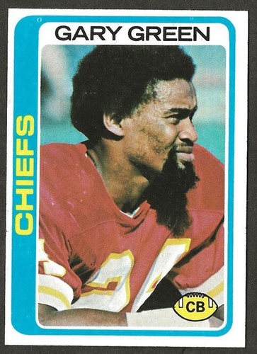 1978 Topps #42 GARY GREEN Kansas City Chiefs ROOKIE CARD NM 12 | eBay