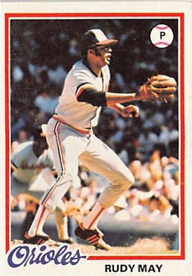 1978 Topps #262 Rudy May EX/EXMT p2s-18860 | eBay