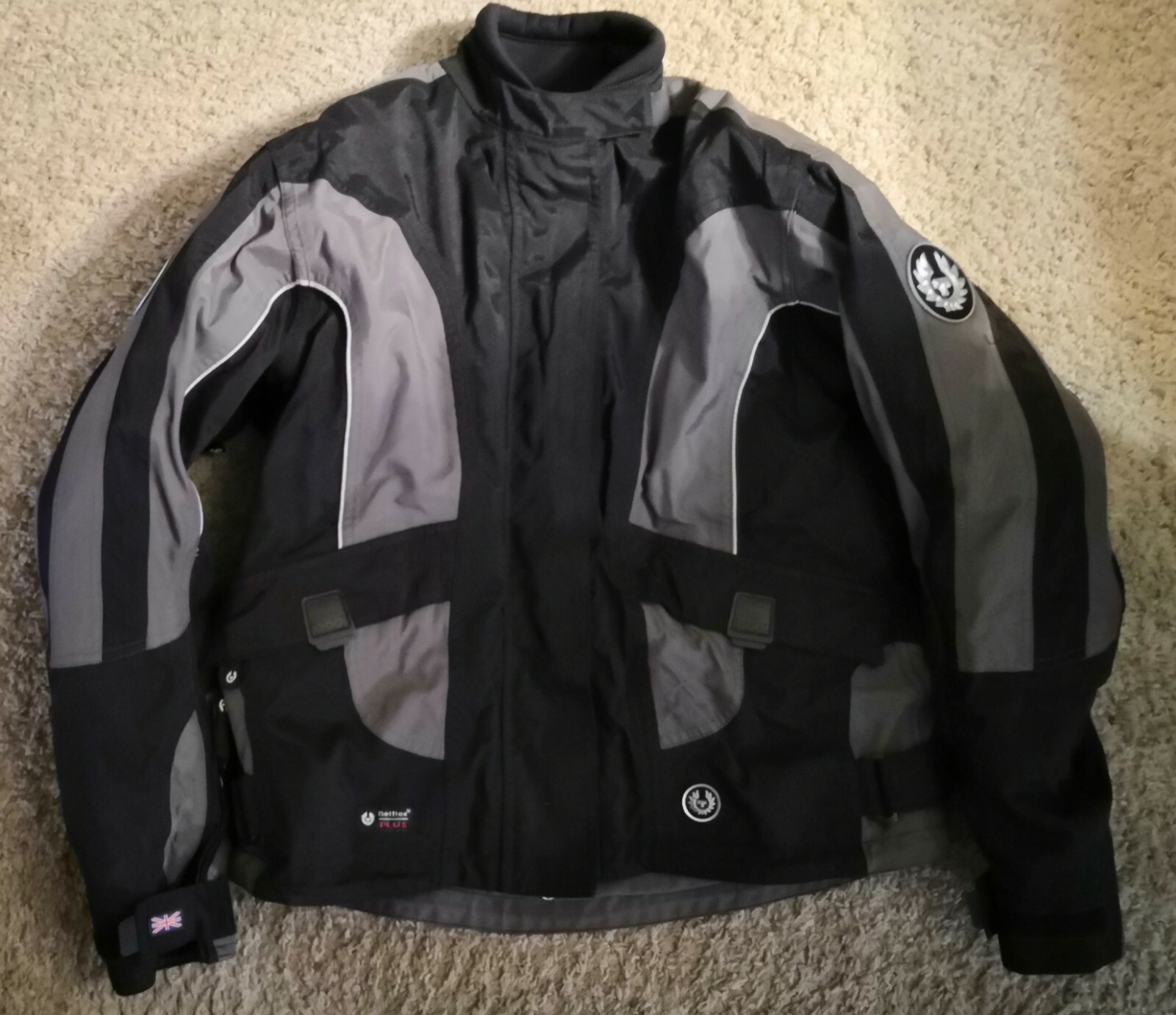 Belstaff Motorcycle Riding Jacket Womens US 12 Armored | eBay