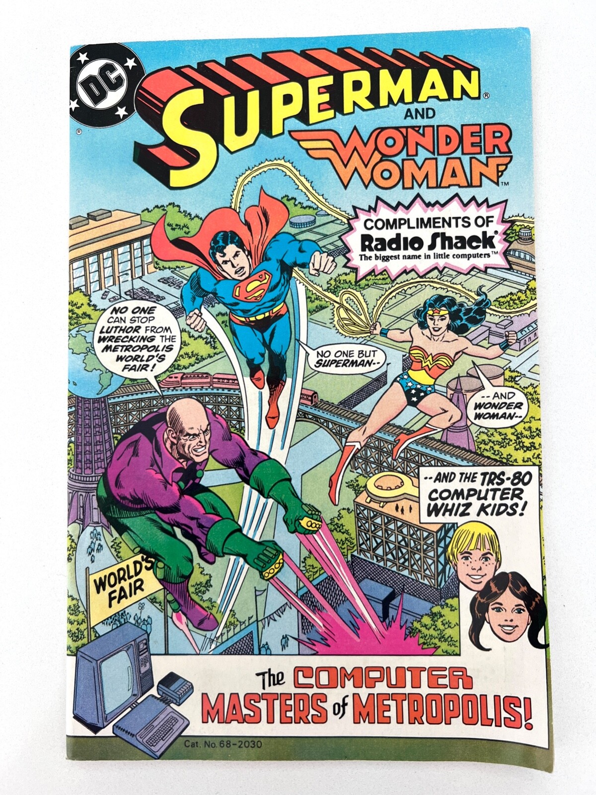 Superman And Wonder Woman Compliments Of Radio Shack DC Comic Book 1982 ...