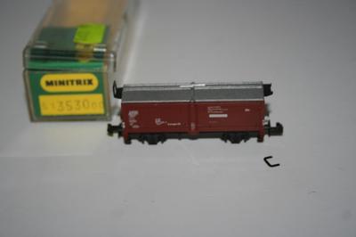 Trix Spur N Minitrix: 51 3530 00 Schiebedachwagen der DB, OVP, Fehlteil ...