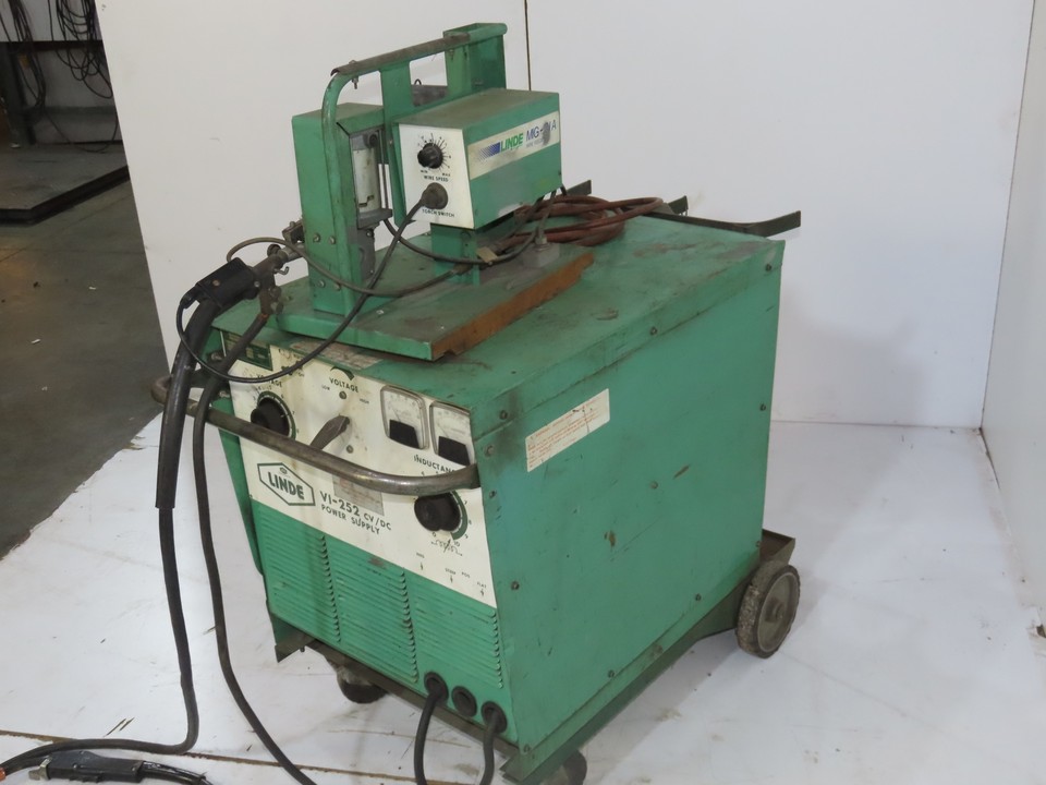 Linde VI-252 250A Amp DC Welder Package with Mig-31A Wire Feeder Tweco ...
