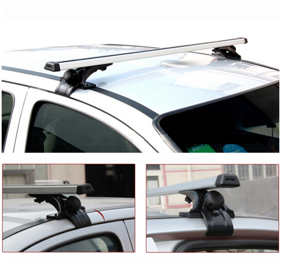 2PCS 48" Top Roof Rack Cross Bars Luggage Width Adjustable Travel ...