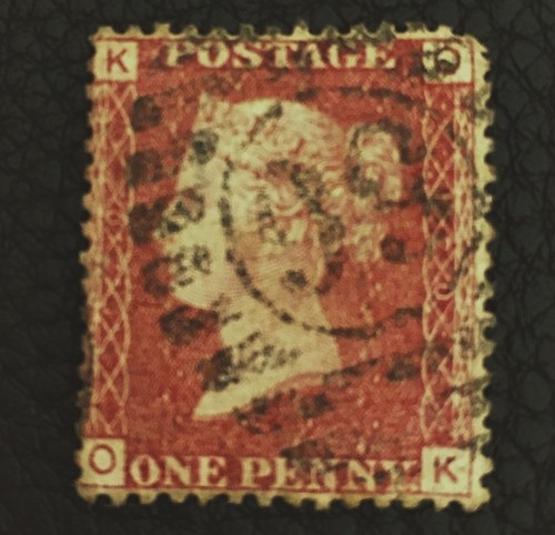 GB Queen Victoria One Penny Red Stamp "KO" | eBay