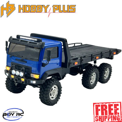 Hobby Plus CR18P ARKTOS 6X6 Blue RTR 1/18 Scale Crawler RC Car Flatbed ...