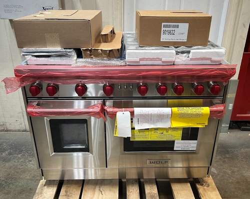 Wolf GR486G 48" LP Gas Range w/ 6 Dual-Stacked Sealed Burners ...