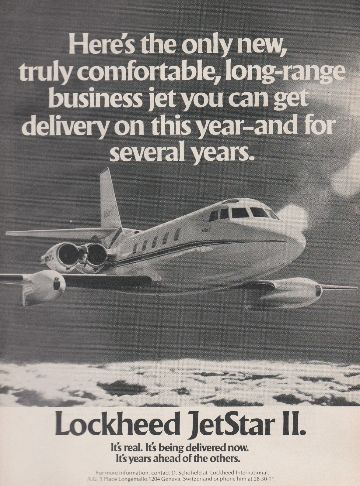 Aviation Magazine Print - Lockheed L-1329 JetStar II (1977) | eBay