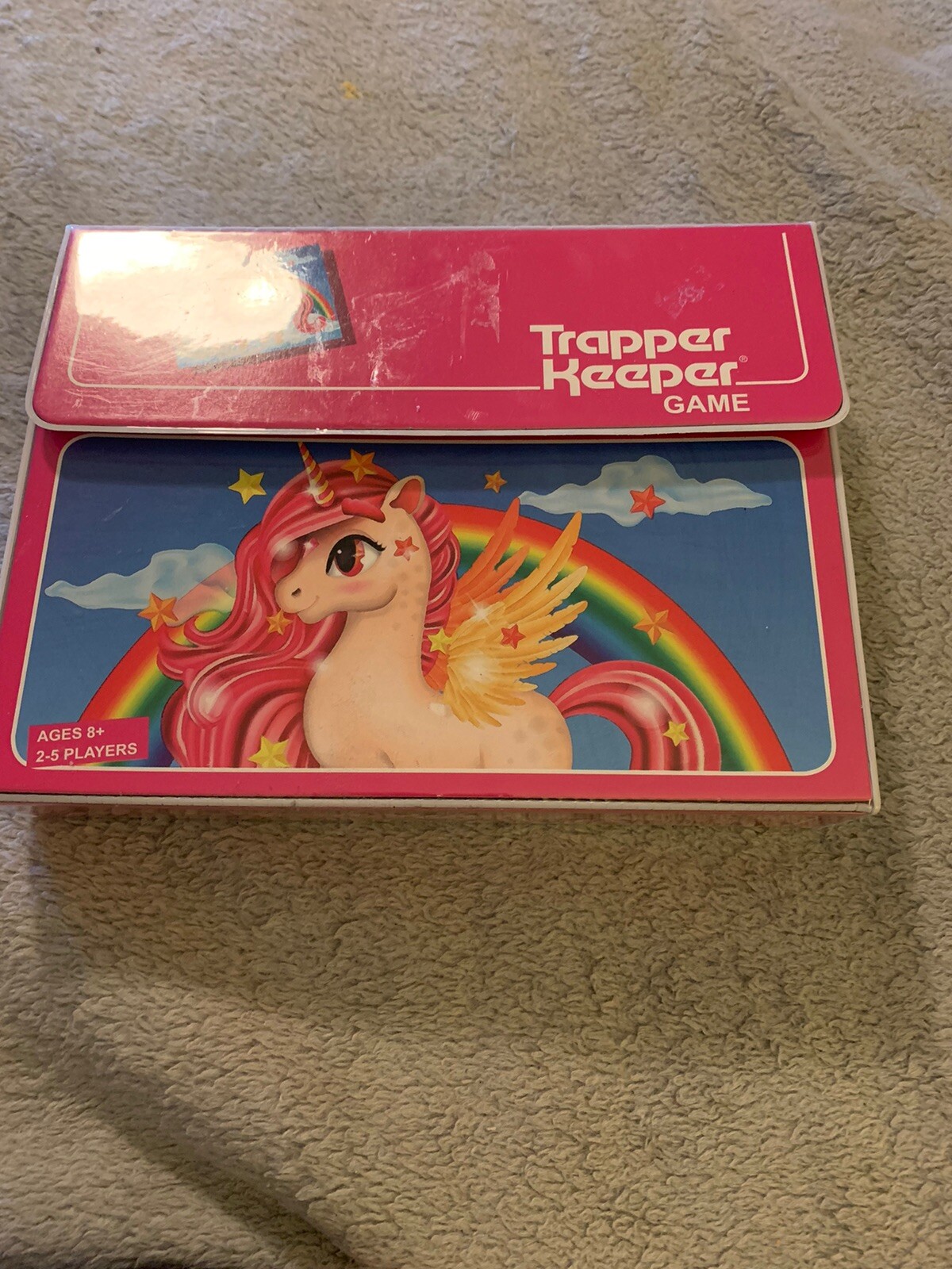 Trapper Keeper RETRO 80’s Card Collecting Game Pink Unicorn Cover ...