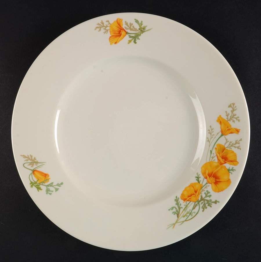 Syracuse Poppy Dinner Plate 7043405 | eBay