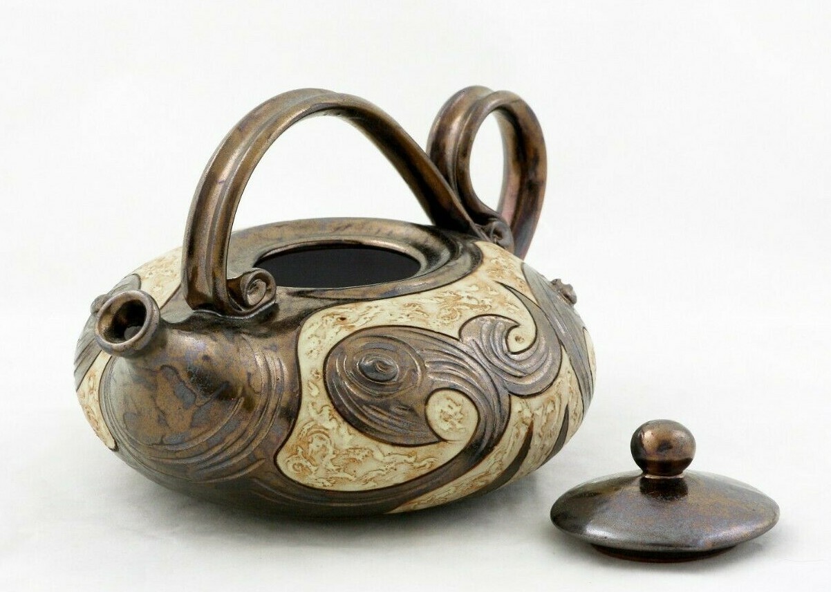 Unique Teapot, Rustic Earthenware Tea Maker, Art pottery kettle, Quirky ...