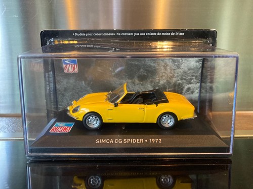 SIMCA CG SPIDER 1972 SCALE 1/43 ALTAYA | eBay
