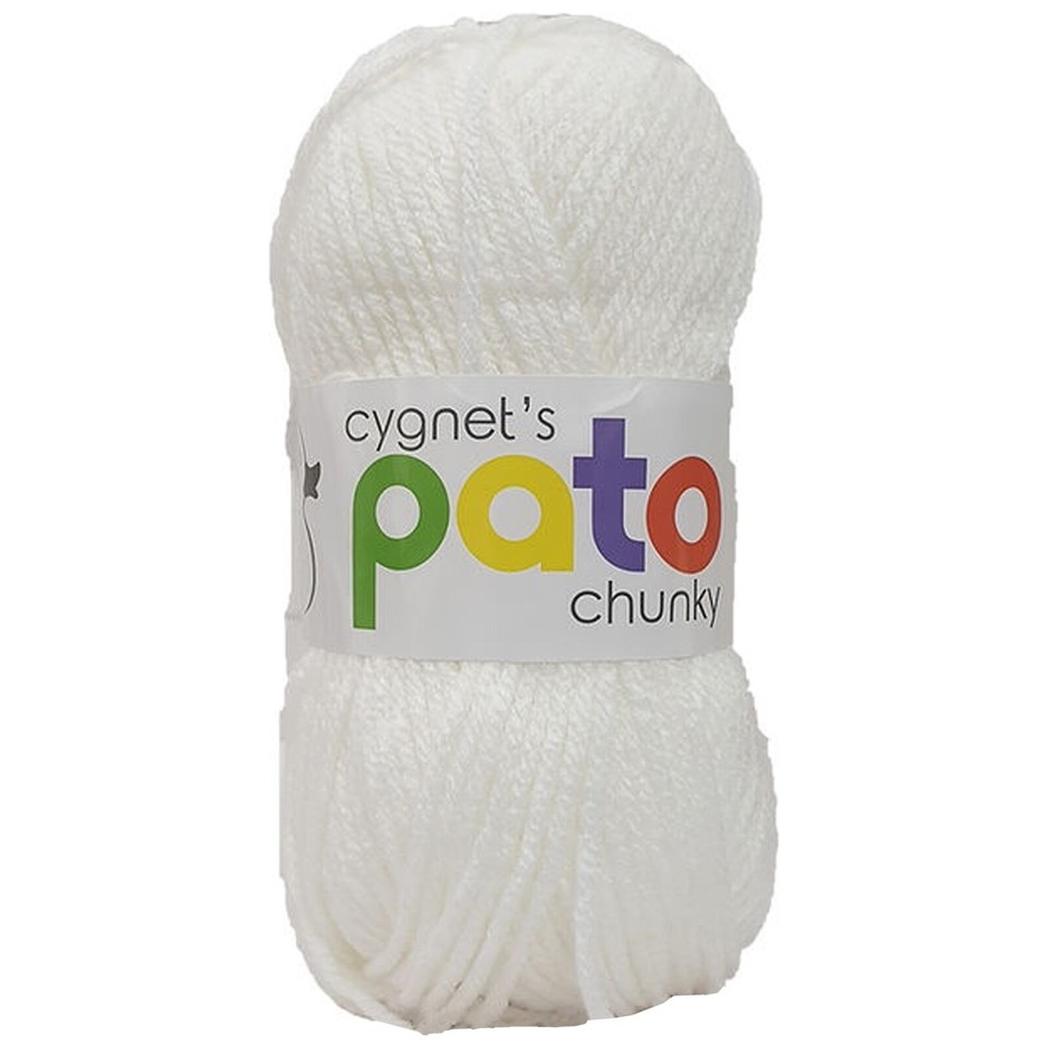 Cygnet Yarn PATO Chunky 100% Acrylic Wool Knitting Crochet 100g Ball ...
