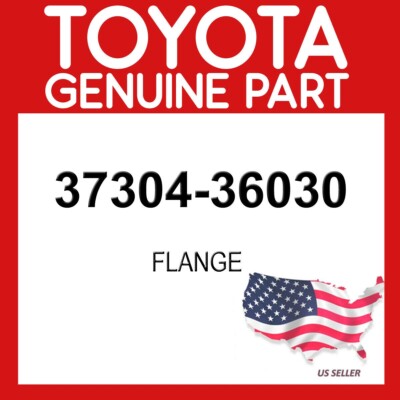 Toyota Genuine 37304-36030 Flange Sub-Assy Universal Joint 3730436030 ...