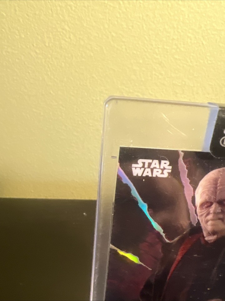DARTH SIDIOUS 2024 TOPPS CHROME BLACK STAR WARS EMBRACE DARK SIDE Q3474 ...