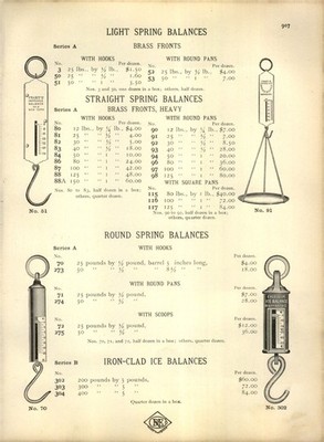 1899 PAPER AD Frary's Excelsior Ice Balance scale Produce weight | eBay