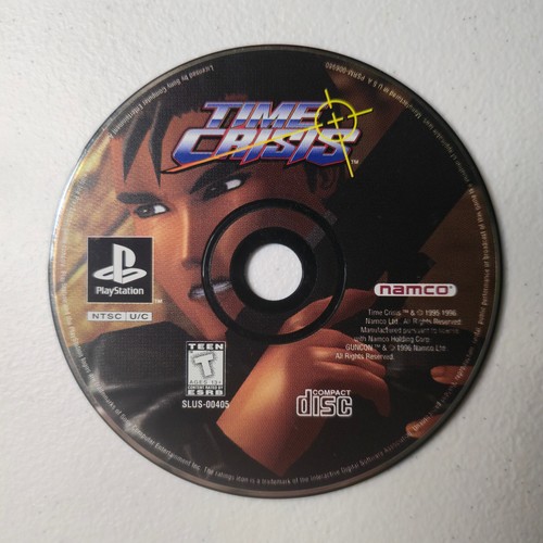 Time Crisis PlayStation PS1 Shooter Namco Classic NTSC Disc Only | eBay