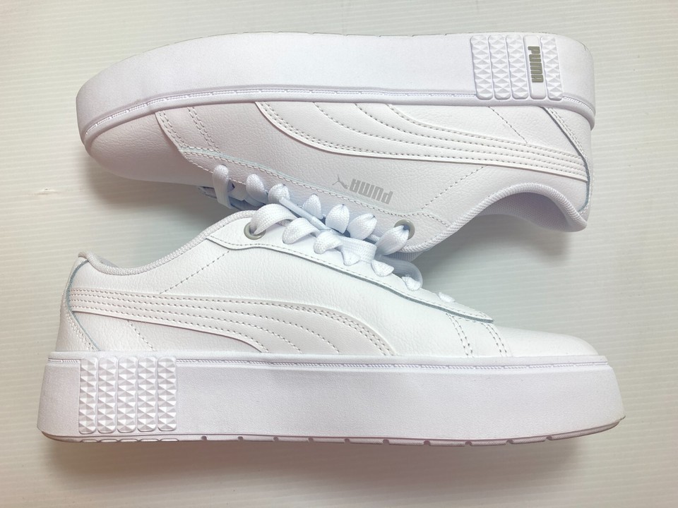 Puma Women's Smash Platform V2 Comfort Sneakers, White, MSRP $65 Choose ...