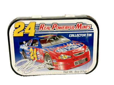 Jeff Gordon Nascar Peppermint Racecar Mints Race Car Mints Tin Sealed ...