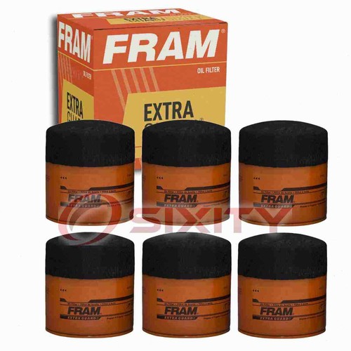 6 pc FRAM Extra Guard PH25 Engine Oil Filters for PF1093 LF470 LF400 ...