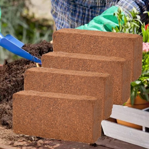 COMPOST SOIL COCO COIR BLOCK - 9L - 144L / 1-16 Blocks - Seedling ...