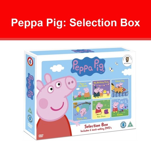 Peppa pig Selection Box Includes 6 Best Selling DVD Box Set Collection ...