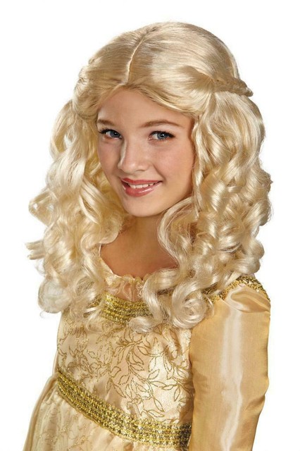 Disney Maleficent Aurora Blonde Child Costume Wig Disguise 71815 for ...