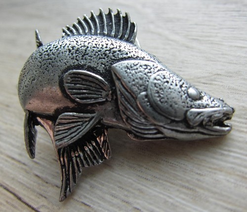 Fisch - Fische Pin / Pins: ZANDER / Angeln - edel! | eBay