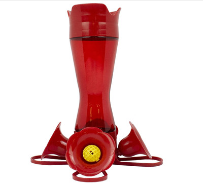 Hummingbird Feeder With Built In Bee Guards & Ant Moat Hanging Feeding ...