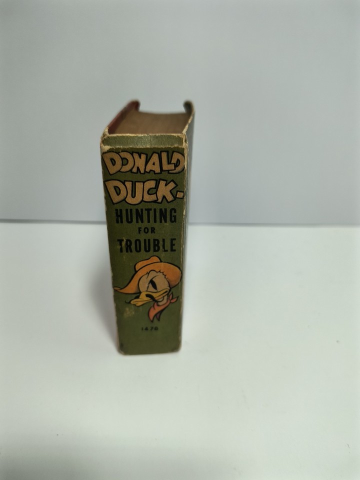 Vintage Little Big Books-Walt Disney-Donald Duck-Hunting For Trouble ...