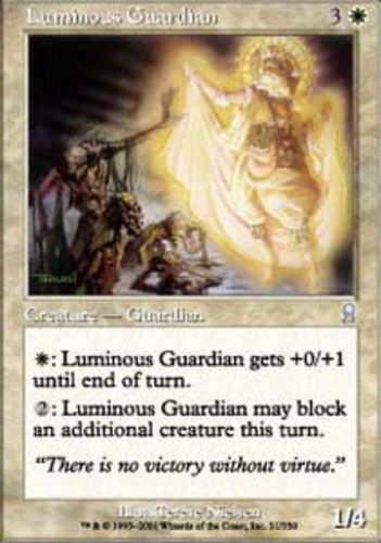 MTG magic cards 2x Luminous Guardian Odyssey Light Play, English | eBay