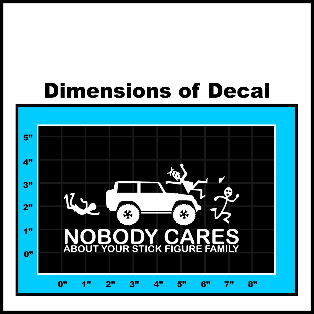 Nobody Cares About Your Stick Figure Family Hummer