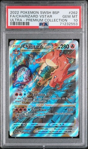 🔥 Pokemon TCG 🔥 Charizard VSTAR #262 SWSH Black Star Promo - PSA 10 GEM ...