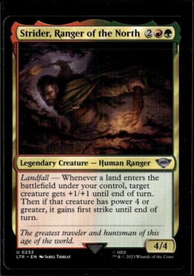 MTG Strider, Ranger of the North 0232 The lord of The Rings LP | eBay