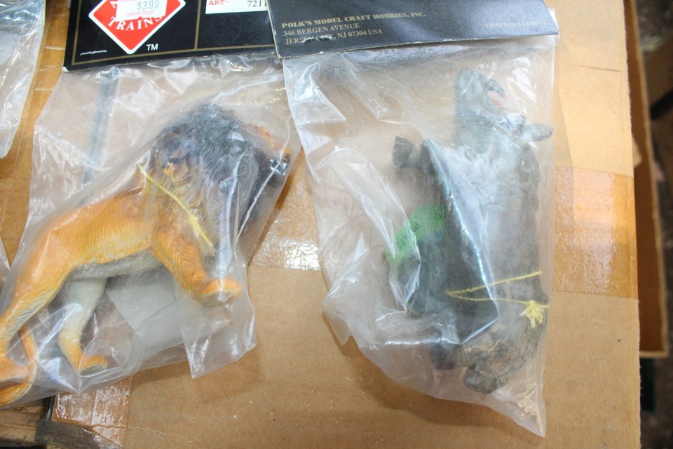 11 Aristo Craft G Scale Animals Rhino, Giraffe, Lion, Tiger, Zebra, Cow ...