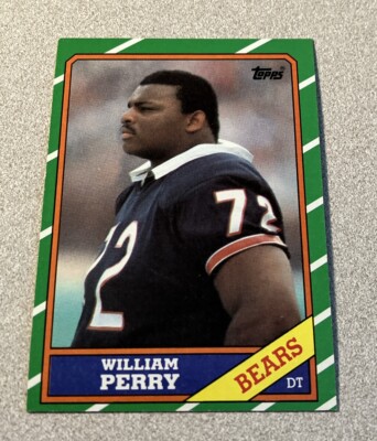 1986 Topps Football RC #20 William "The Fridge" Perry Bears | eBay