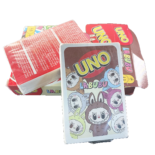 New Labubu UNO Card Game Pop Mart Special Rules Toy Playing Fun 2-10 ...