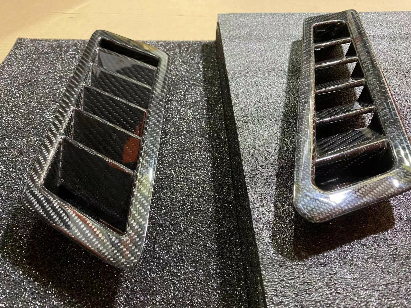 Dry Carbon Fibre Side Air Flow Fender Cover for Benz G CLASS W463 G63 ...