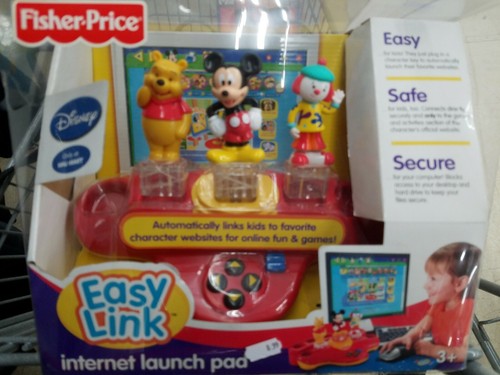 Fisher Price Easy Link Internet Launch Pad Disney Pooh Mickey and Jojo ...